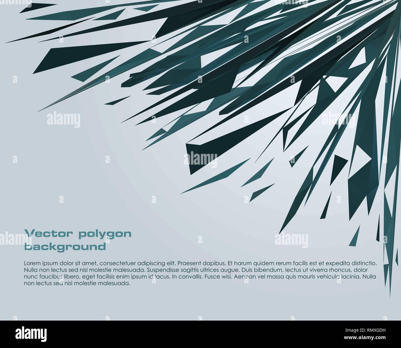 Polygon abstract vector background with dark green color Stock Vector Image & Art - Alamy