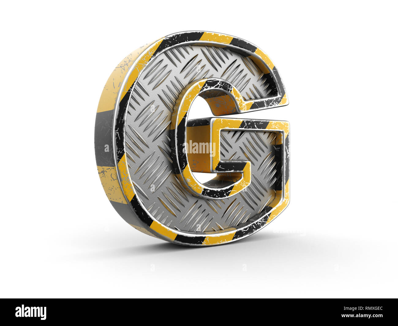 Old metal alphabet letter Cut Out Stock Images & Pictures - Alamy