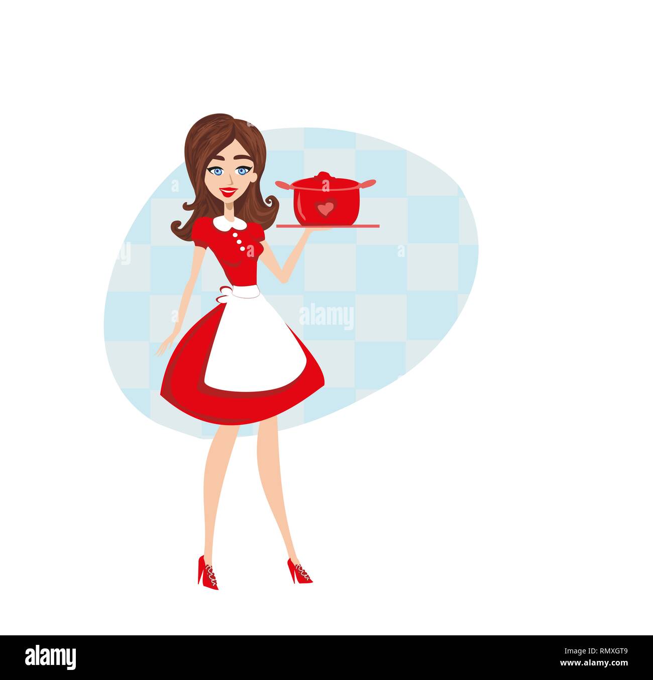 beautiful waitress serves dinner Stock Vector Image & Art - Alamy beautiful waitress serves dinner Stock Vector Image & Art - Alamy
