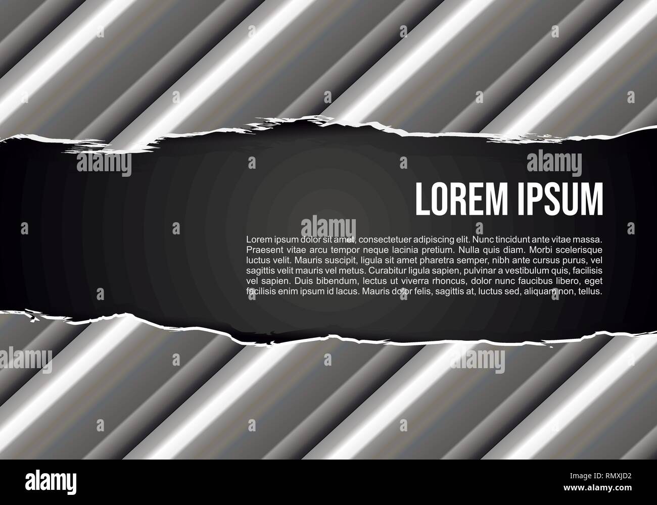 Vector metal torn texture with black background Stock Vector Image ...