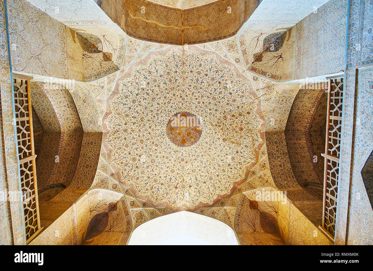 ISFAHAN, IRAN - OCTOBER 21, 2017: Visit historical Ali Qapu Palace and ...
