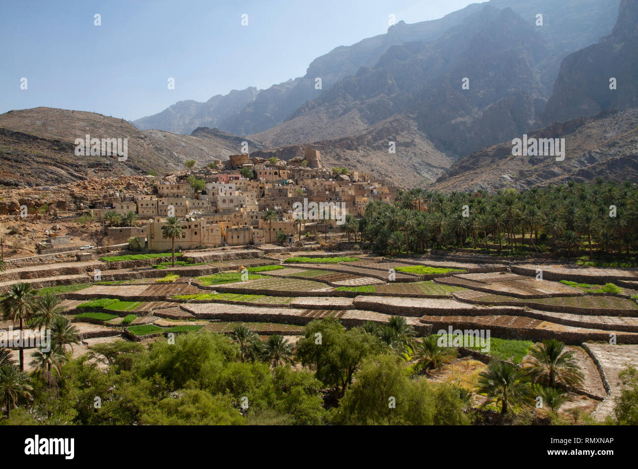 The village Bilad Sayt, sultanate Oman, Asia Stock Photo - Alamy