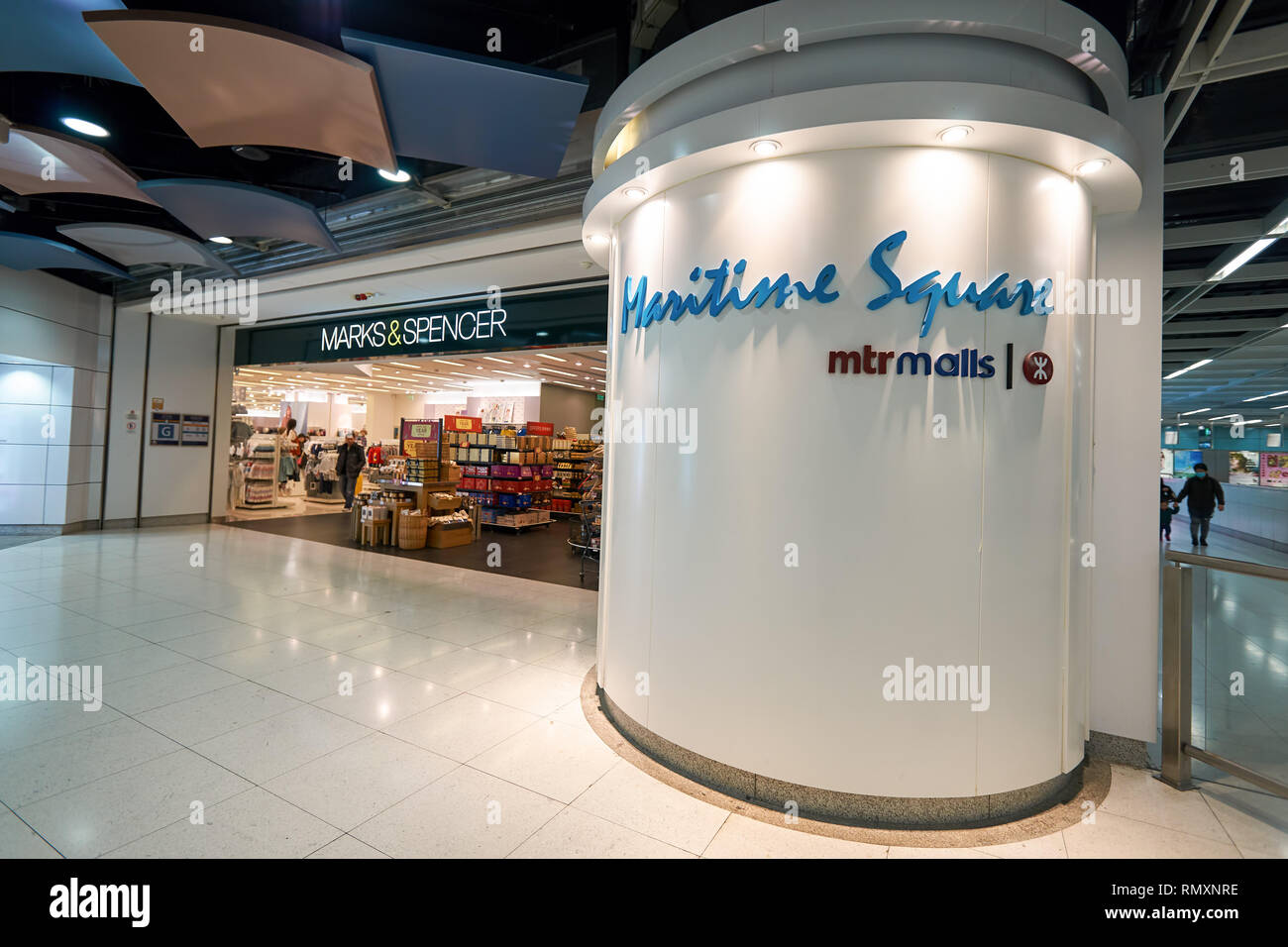 HONG KONG - CIRCA JANUARY, 2016: interior of Maritime Square. Maritime ...