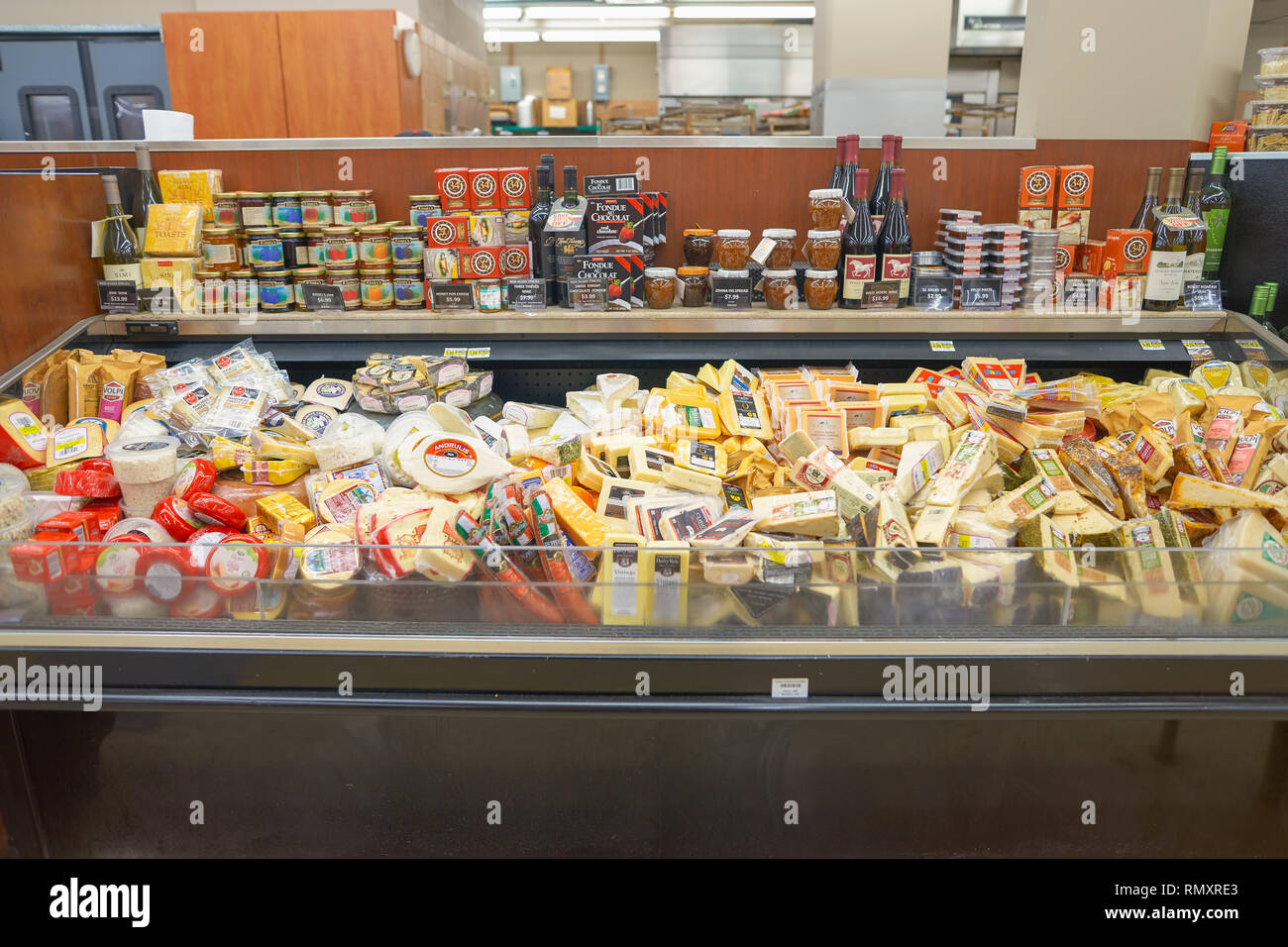 CHICAGO, IL - CIRCA MARCH, 2016: inside Jewel-Osco store. Jewel-Osco is ...