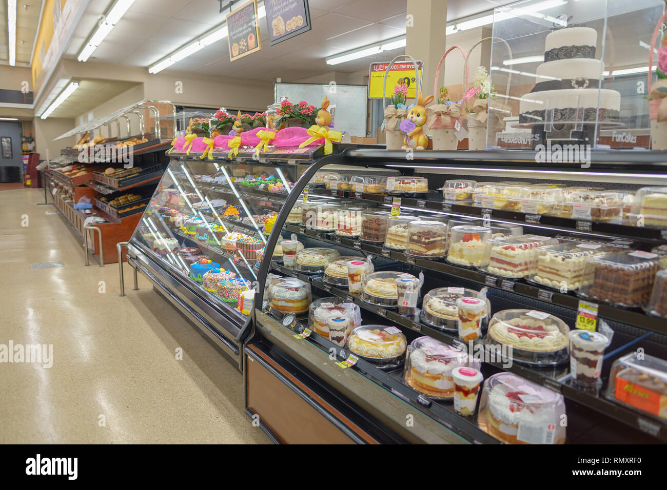 CHICAGO, IL - CIRCA MARCH, 2016: inside Jewel-Osco store. Jewel-Osco is ...