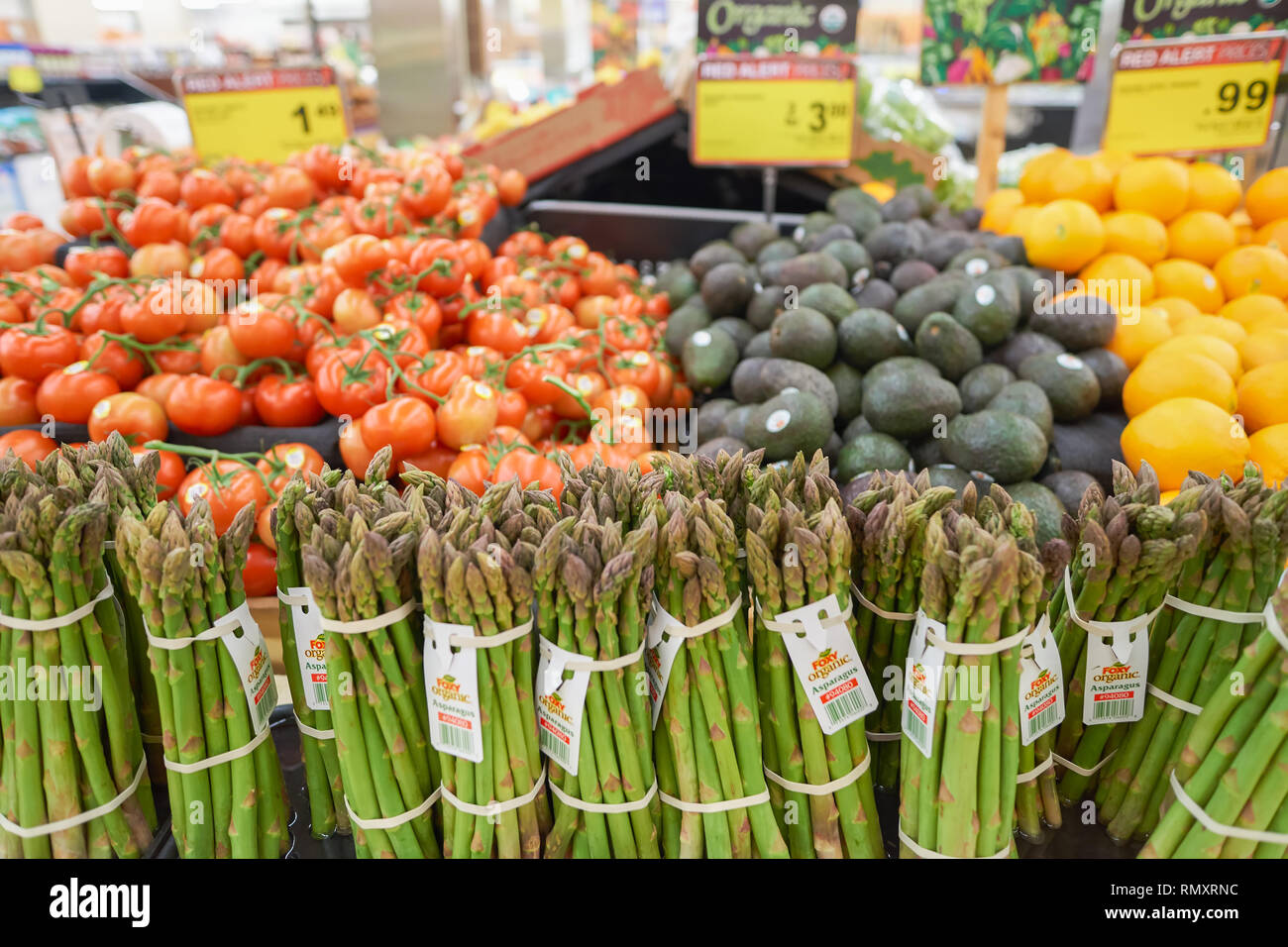 CHICAGO, IL - CIRCA MARCH, 2016: inside Jewel-Osco store. Jewel-Osco is ...