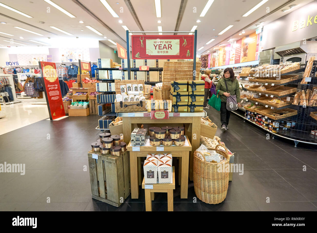 HONG KONG - CIRCA JANUARY, 2016: inside of a store in Hong Kong ...