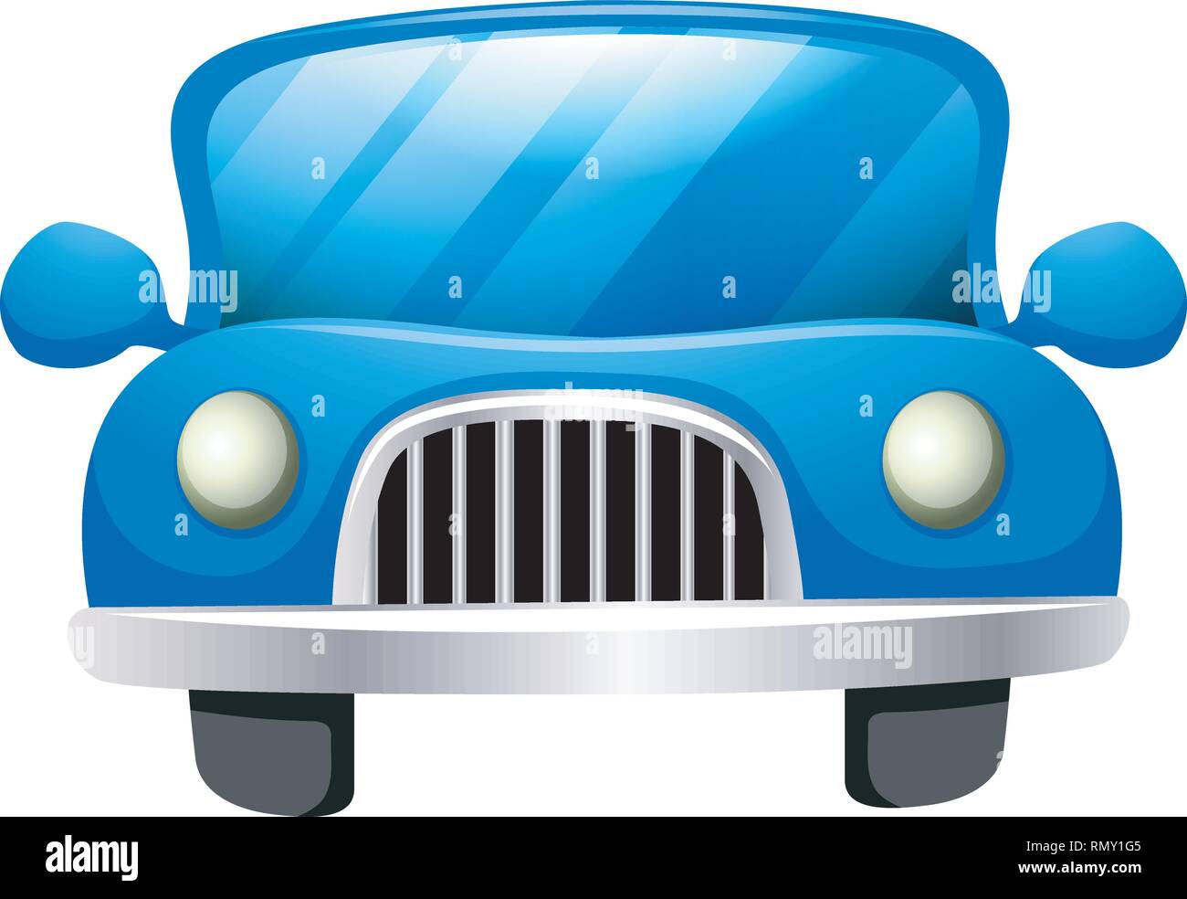 A simple car on white background illustration Stock Vector Image & Art ...