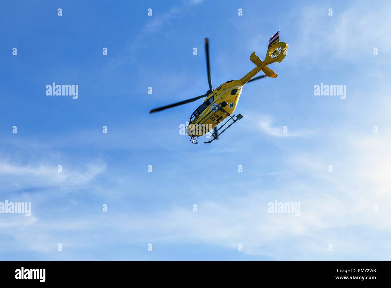 Austrian ÖAMTC Rescue Helicopter Stock Photo - Alamy
