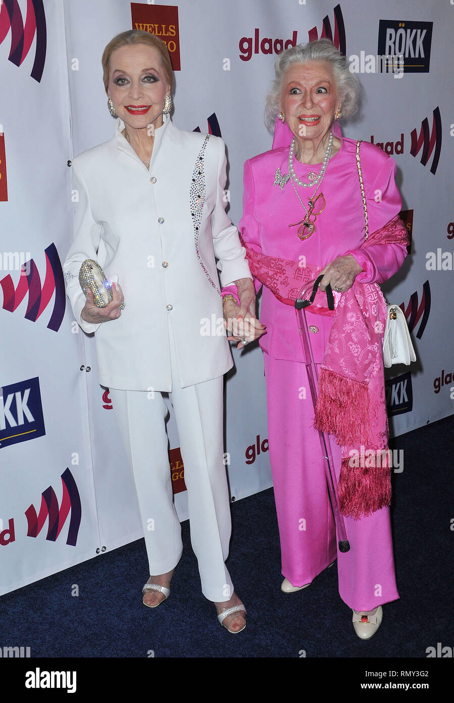 Anne Jeffrey at the 22th GLAAD Awards at the Westin Bonaventure Hotel ...