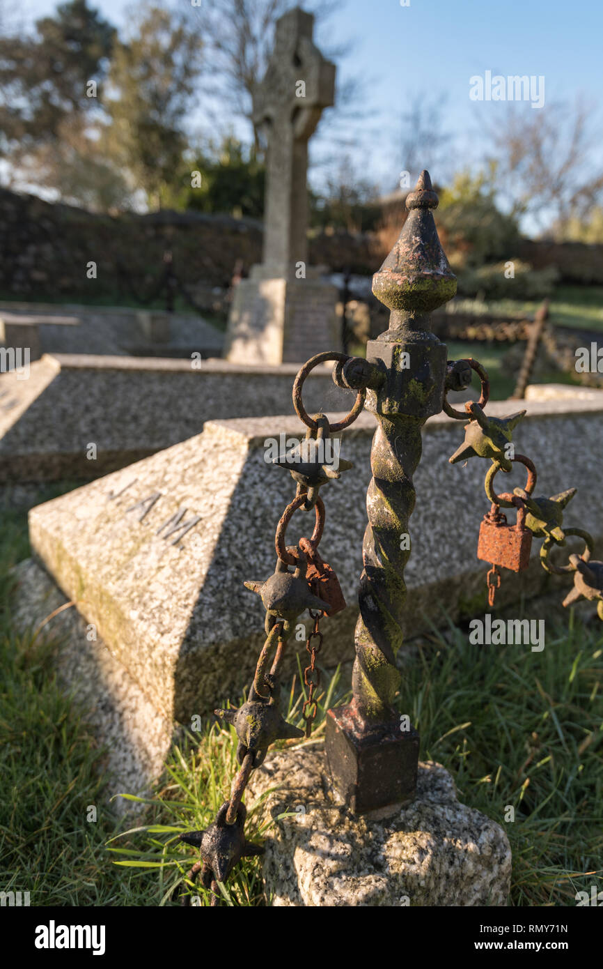 Gravestone in Saxon Cemetery Stock Photo - Alamy