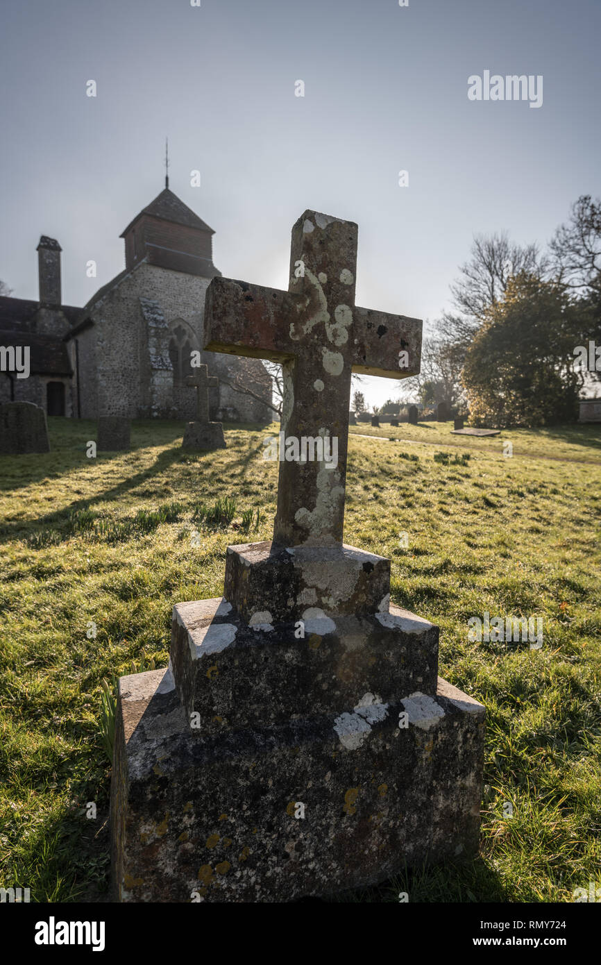 Gravestone in Saxon Cemetery Stock Photo - Alamy
