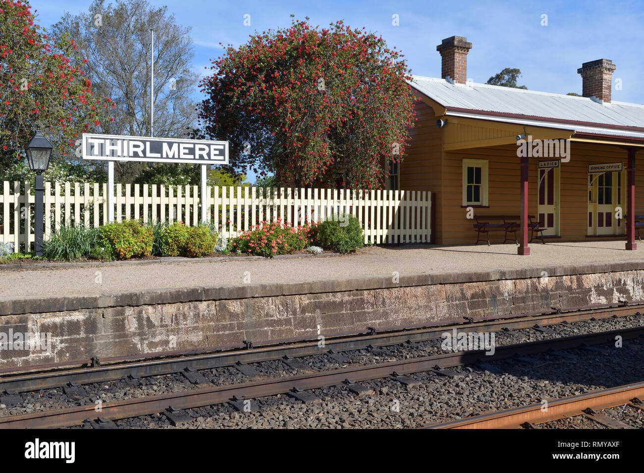 Thirlmere Train Station Australia Stock Photo - Alamy
