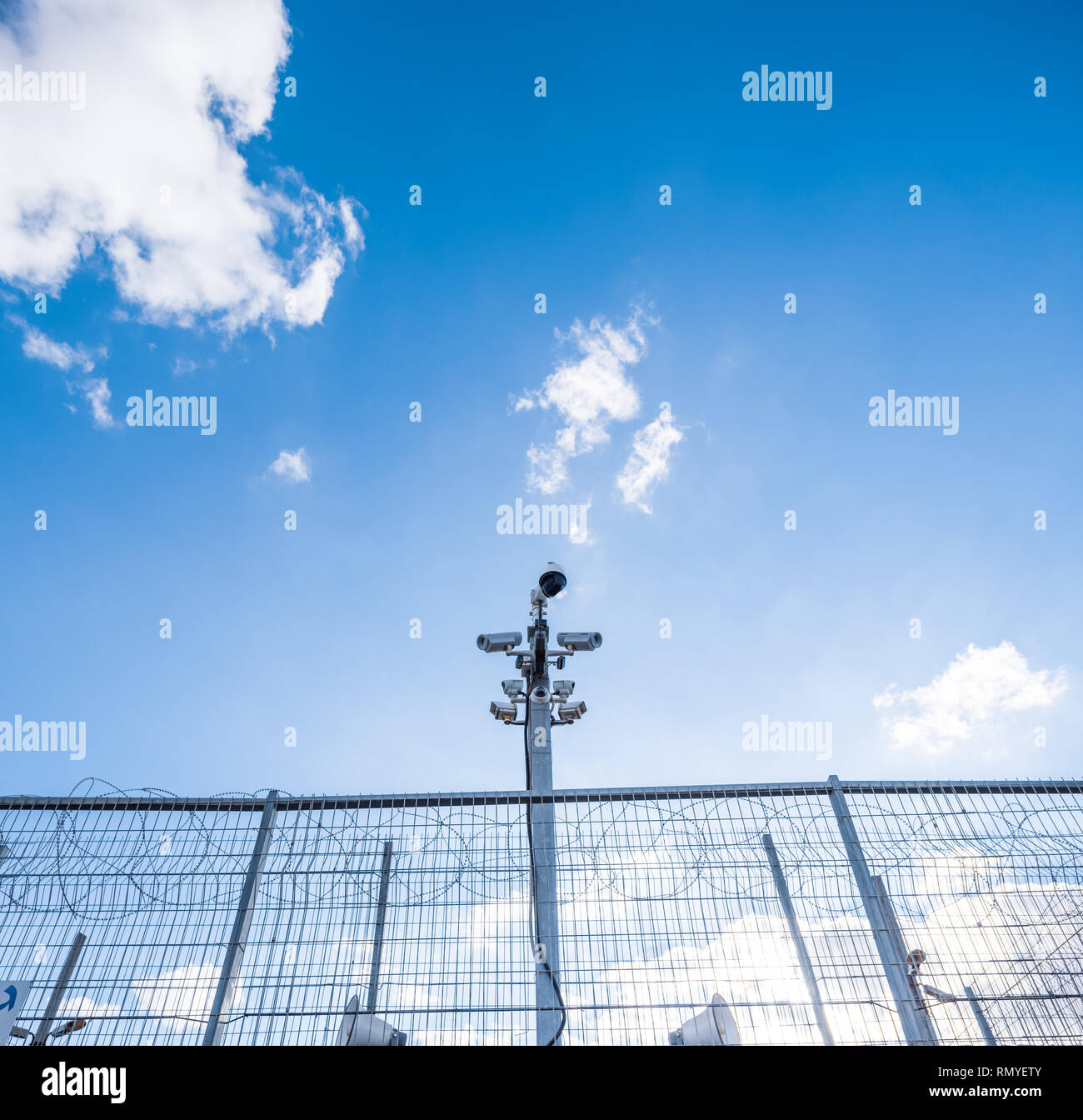 Cctv Surveillance Cameras Stock Photo Alamy
