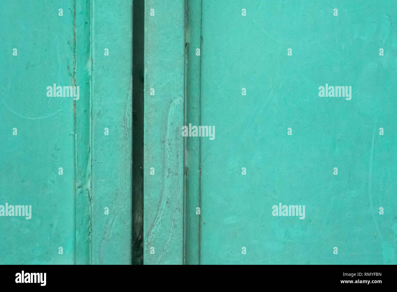 Green painted steel wall abstract Stock Photo - Alamy