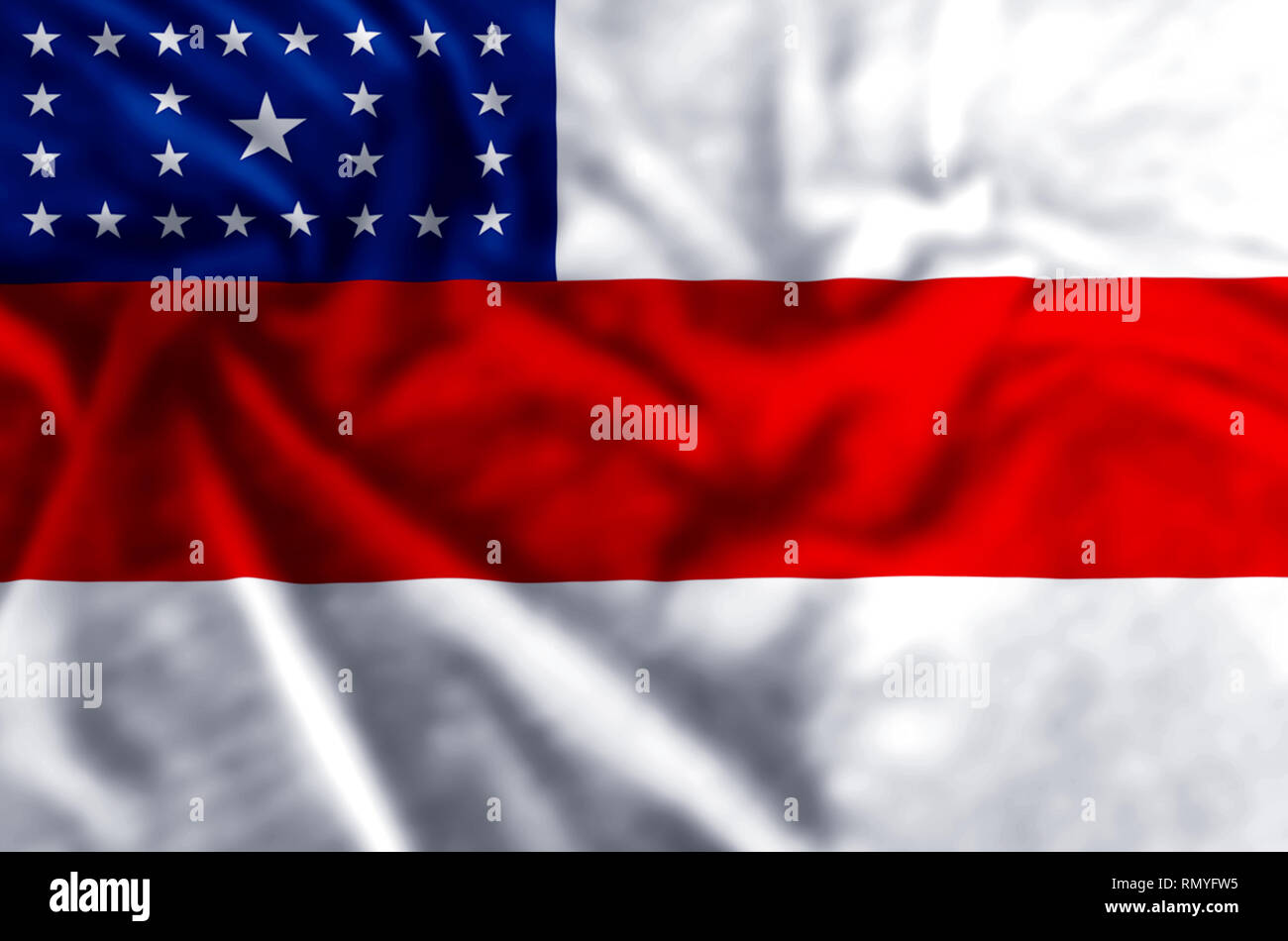 Amazonas stylish waving and closeup flag illustration. Perfect for ...