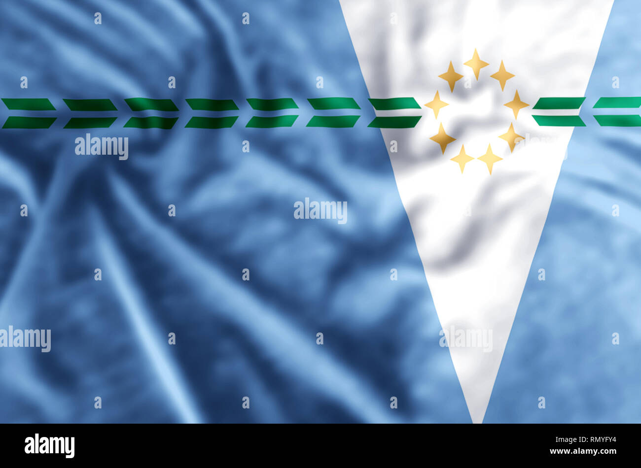 Formosa stylish waving and closeup flag illustration. Perfect for ...