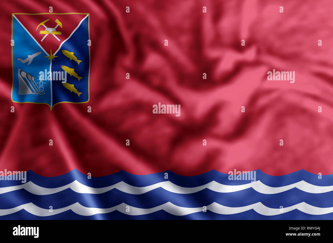 Magadan flag hi-res stock photography and images - Alamy