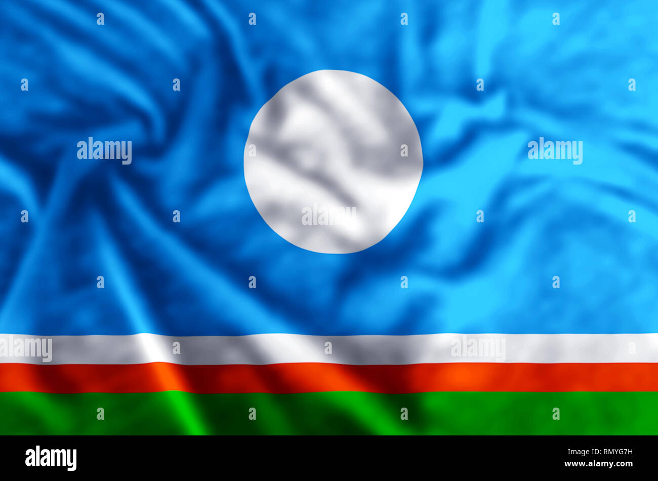 Sakha flag hi-res stock photography and images - Alamy