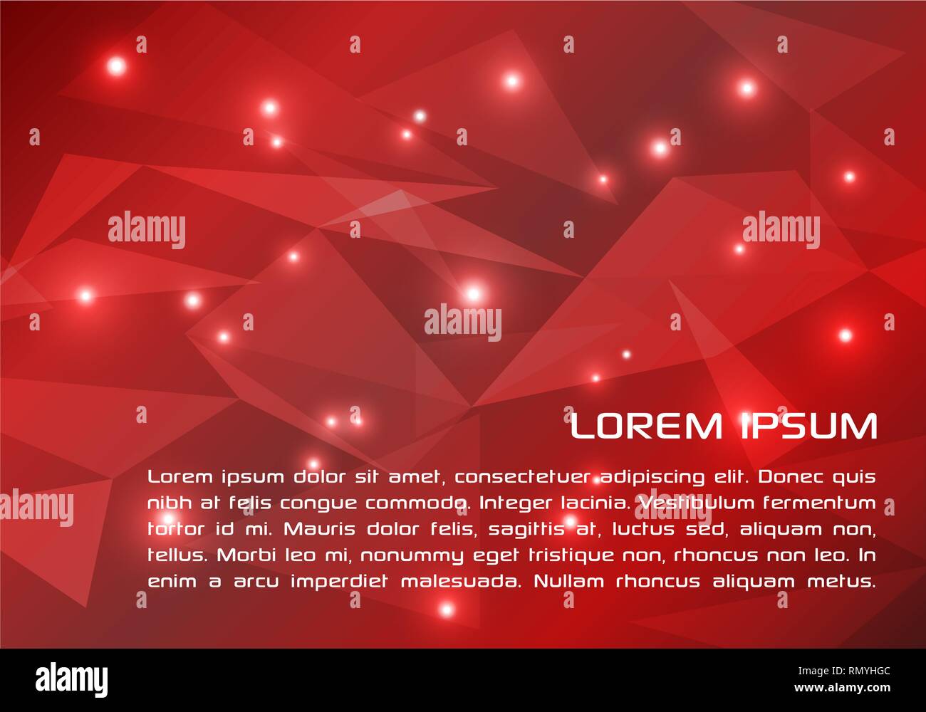 Vector abstract colorful background in red color Stock Vector Image ...