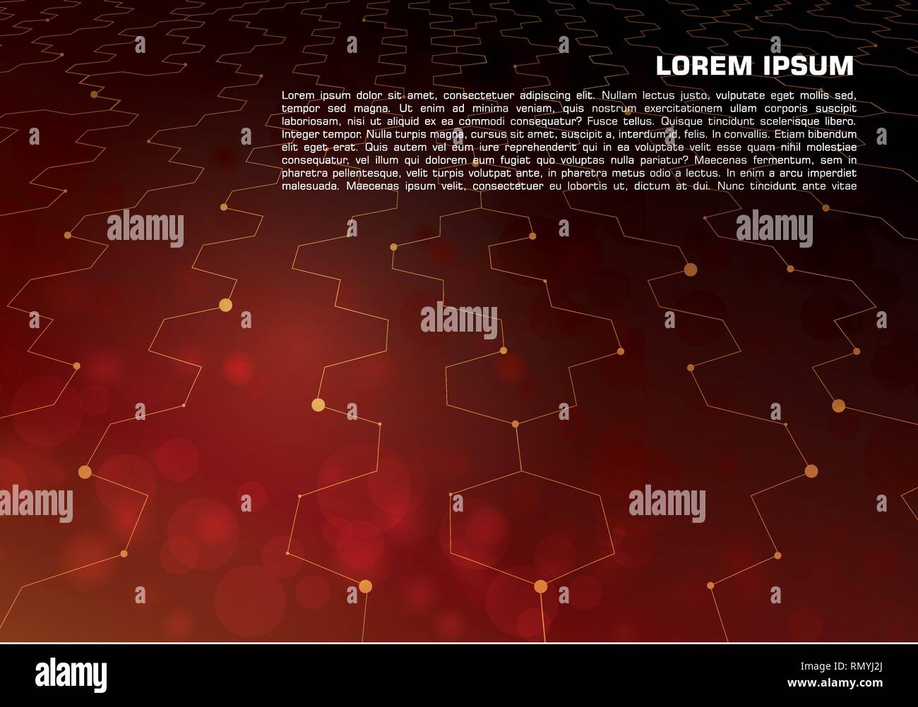 Vector hi-tech abstract colorful background in red color Stock Vector ...