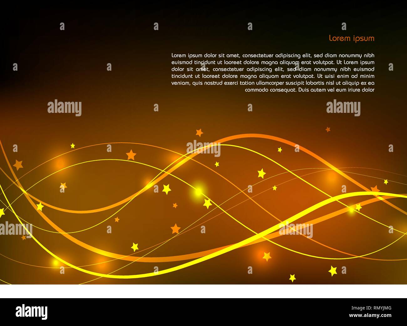 Vector abstract shining background in brown color Stock Vector Image ...