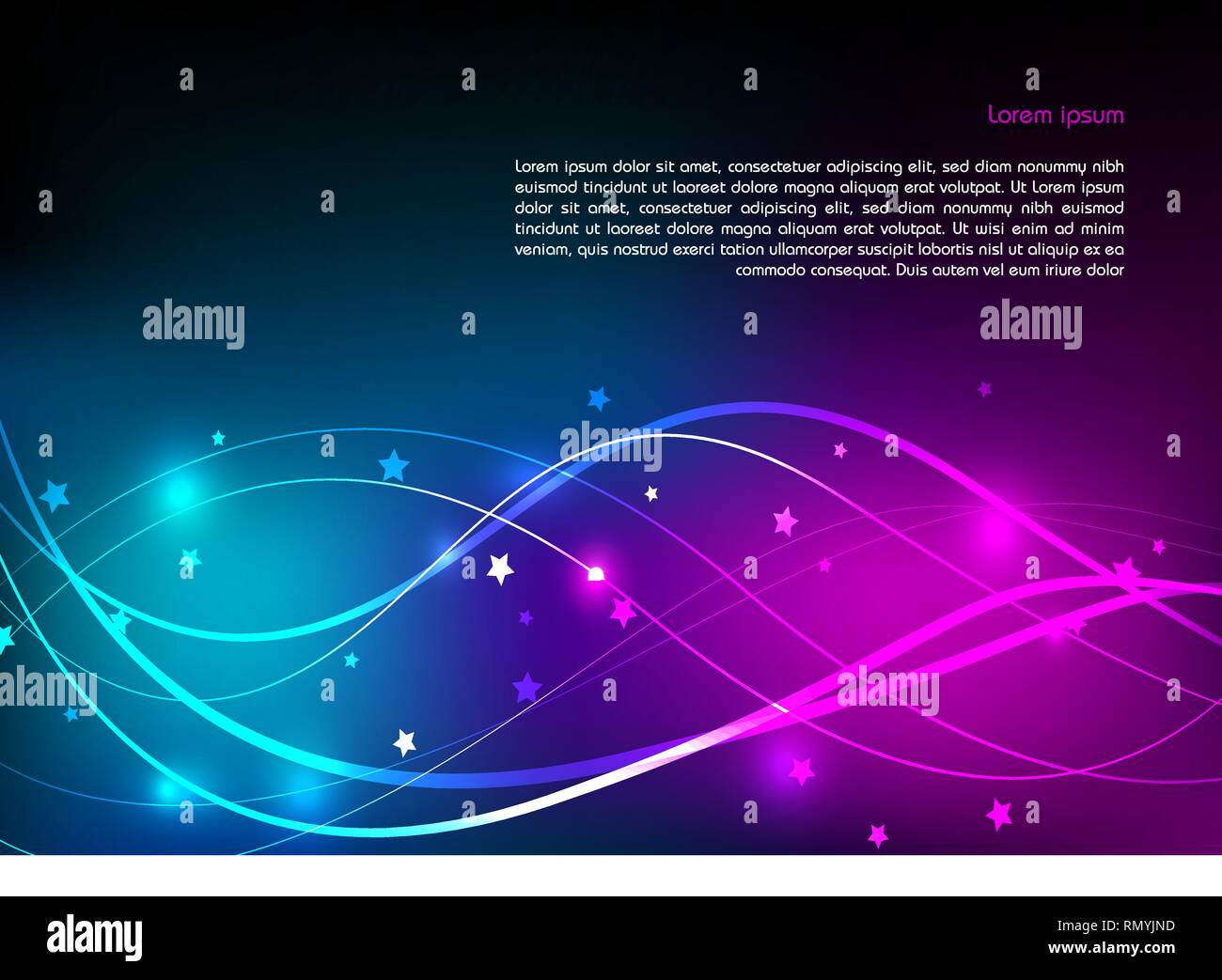 Vector abstract shining background in blue and violet color Stock ...