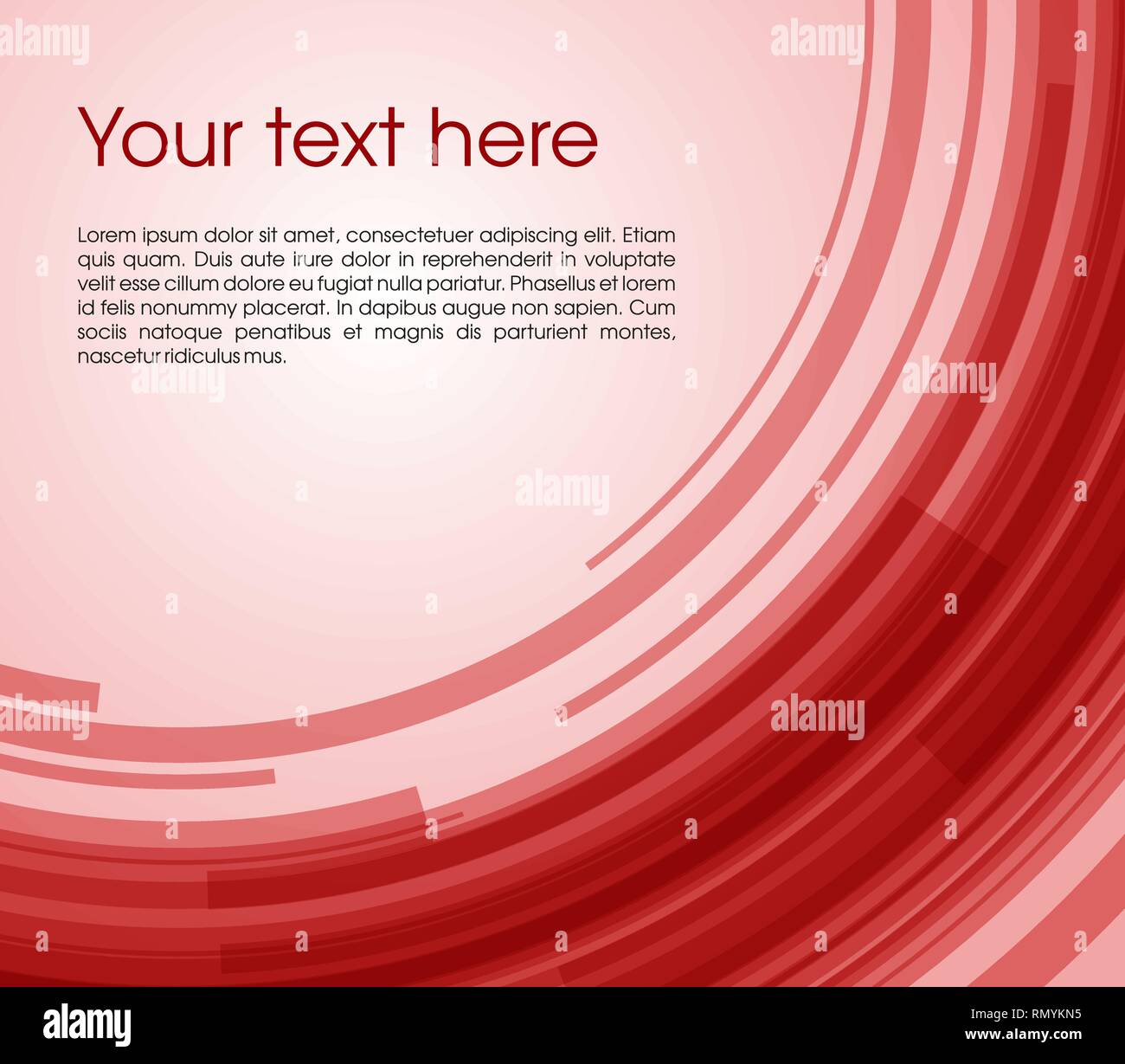 Vector abstract circle rectangle background in red color Stock Vector ...