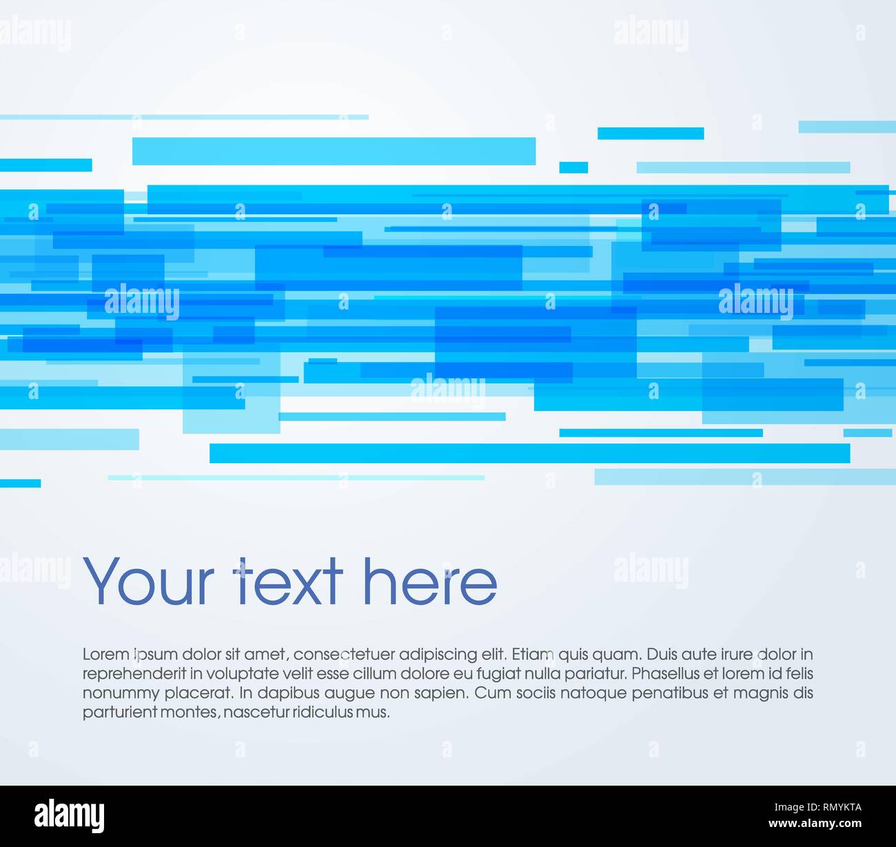 Vector abstract rectangle background in blue color Stock Vector Image ...