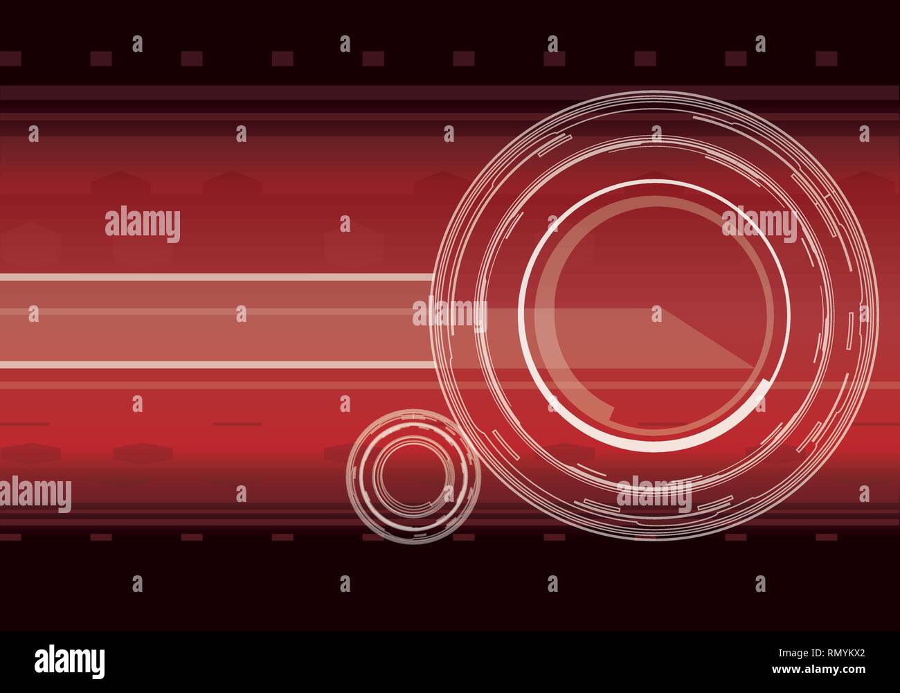 Vector hi-tech background in red color Stock Vector Image & Art - Alamy