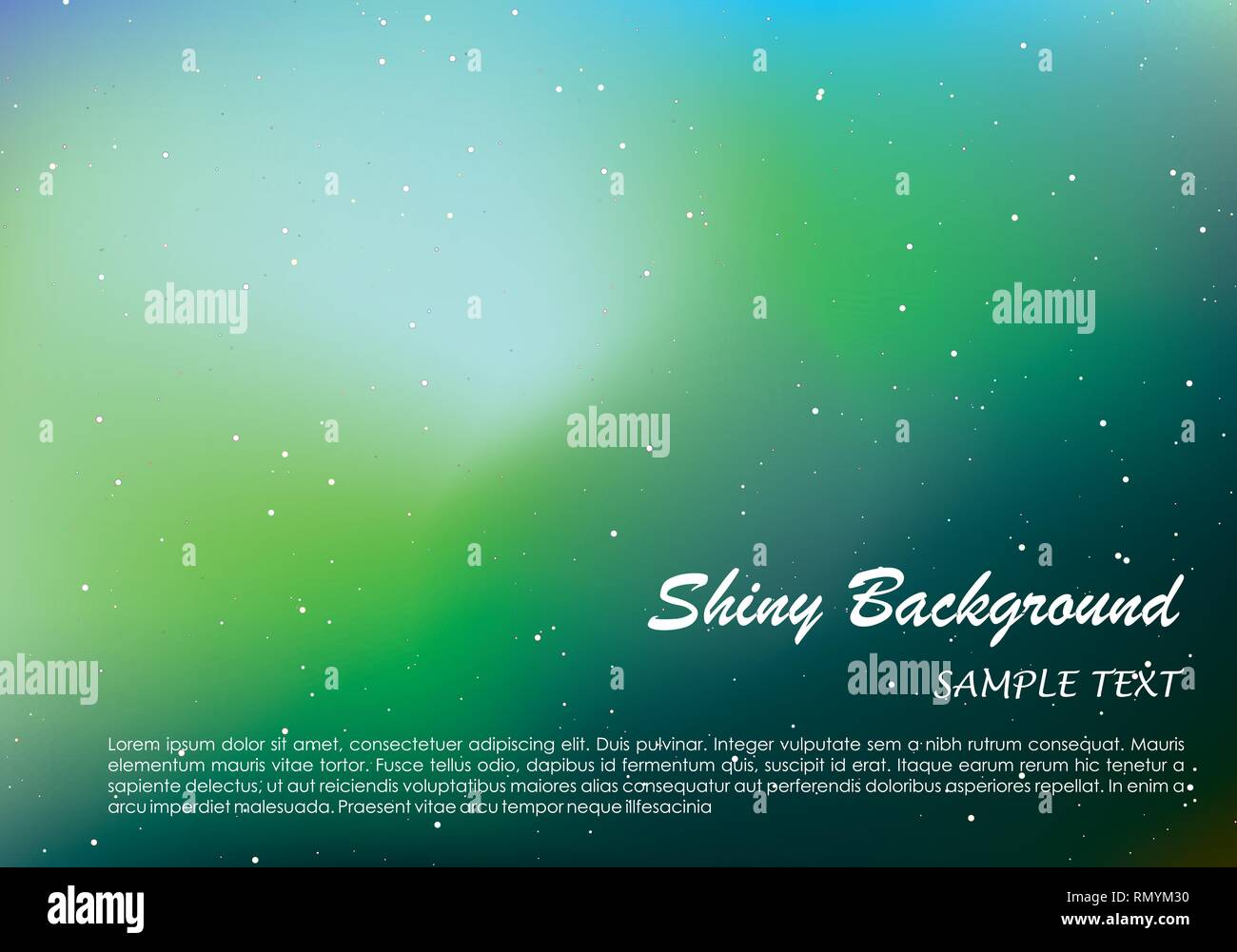 Shiny background with blue and green color Stock Vector Image & Art - Alamy