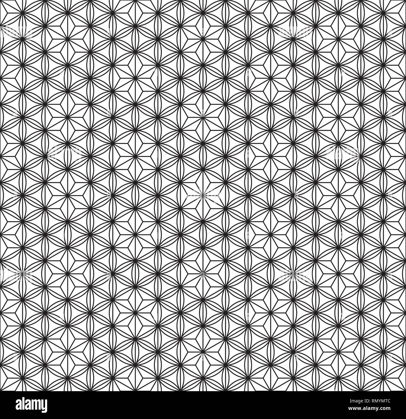 Seamless pattern based on japanese ornamet kumiko.Great design for ...
