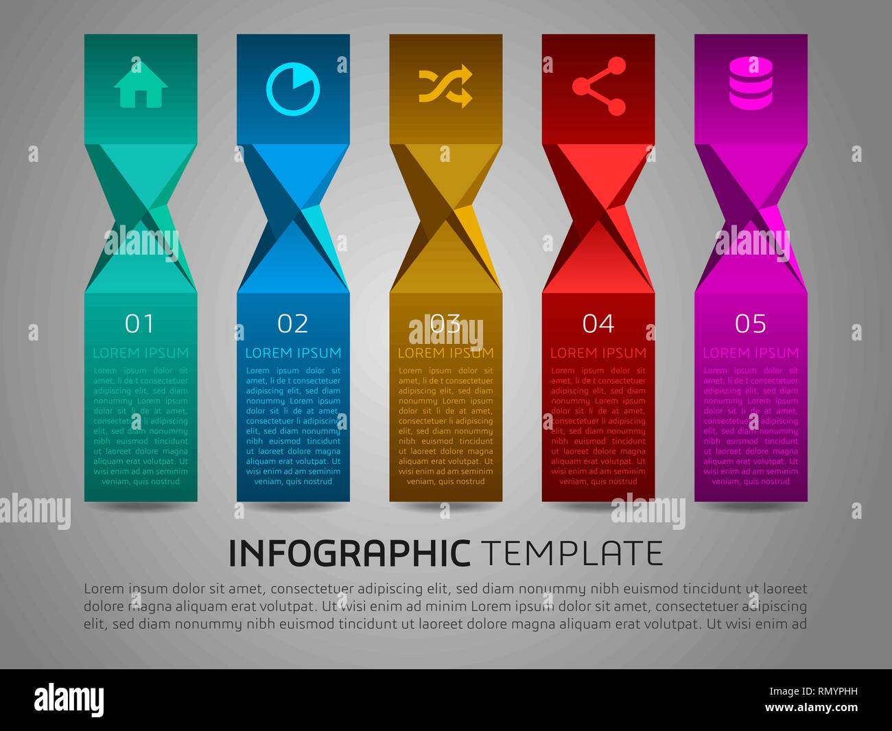 Chart of ribbons hi-res stock photography and images - Alamy