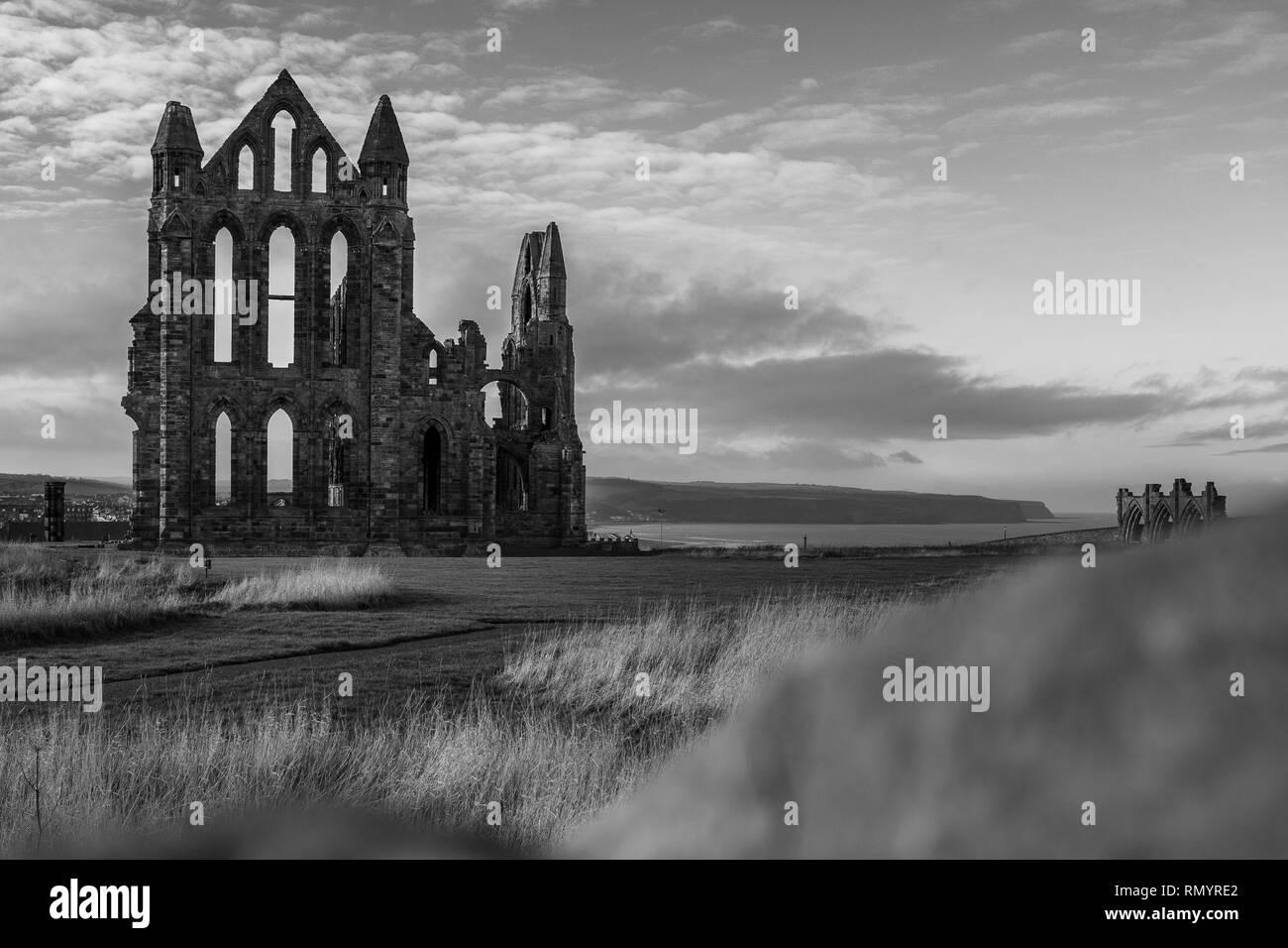 Whitby visitor Black and White Stock Photos & Images - Alamy
