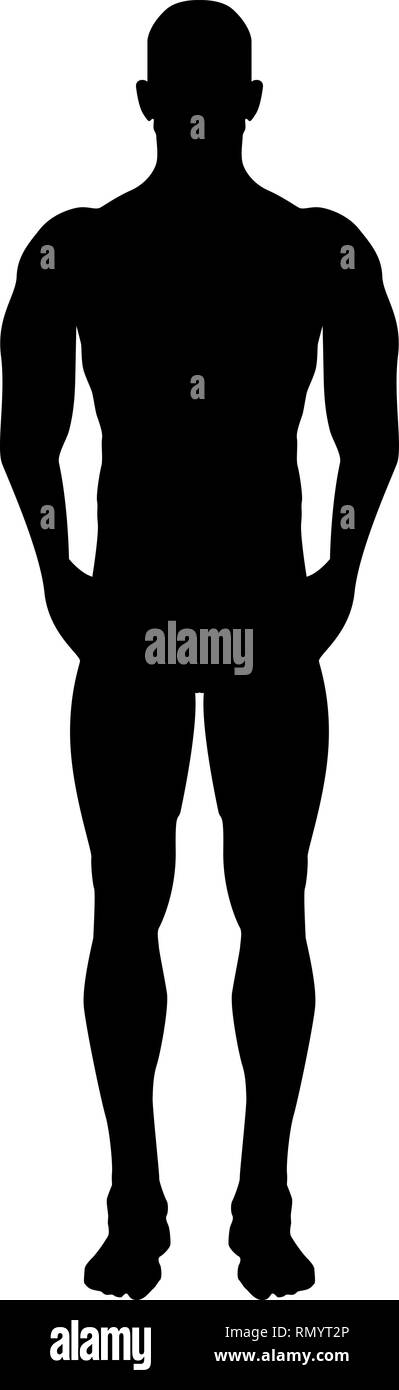 Black vector body silhouette Stock Vector Image & Art - Alamy