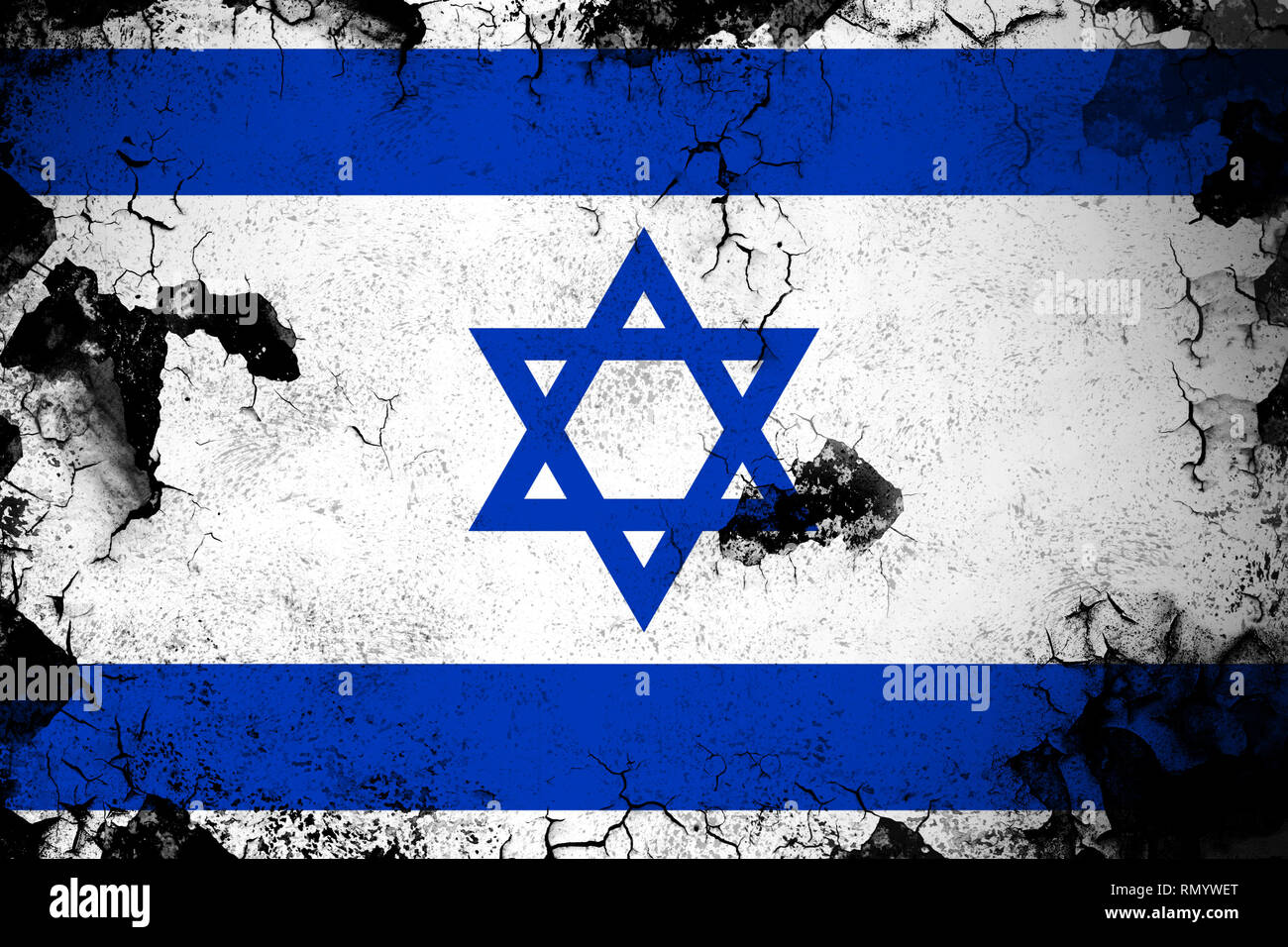 Israel grunge and dirty flag illustration. Perfect for background or ...
