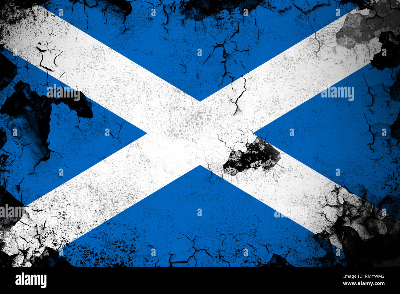 Scotland grunge and dirty flag illustration. Perfect for background or ...