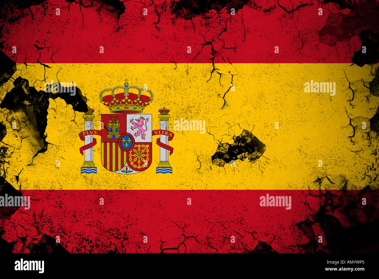 Spain grunge and dirty flag illustration. Perfect for background or ...