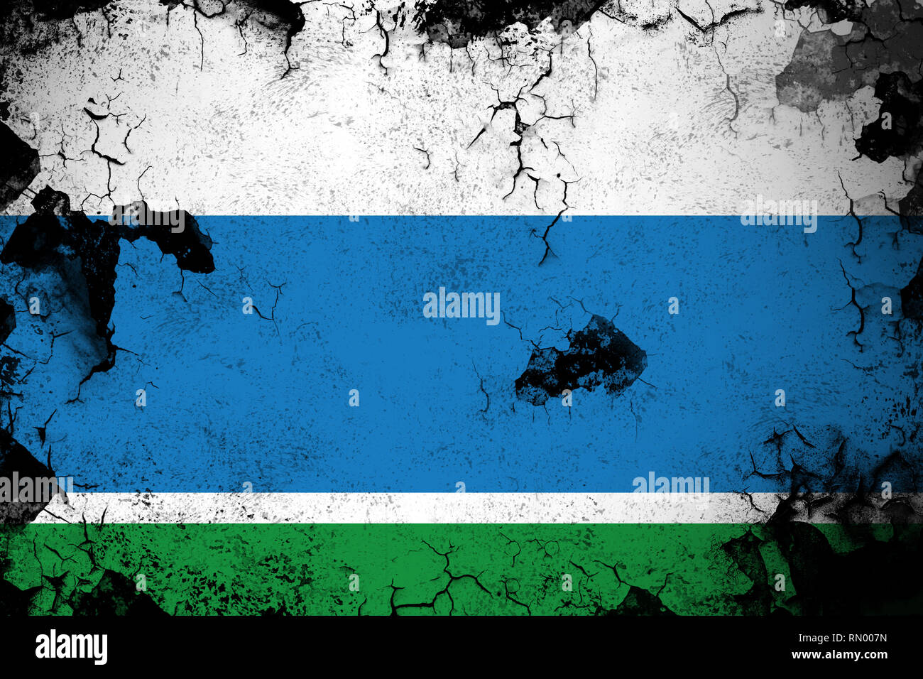 Sverdlovsk grunge and dirty flag illustration. Perfect for background ...