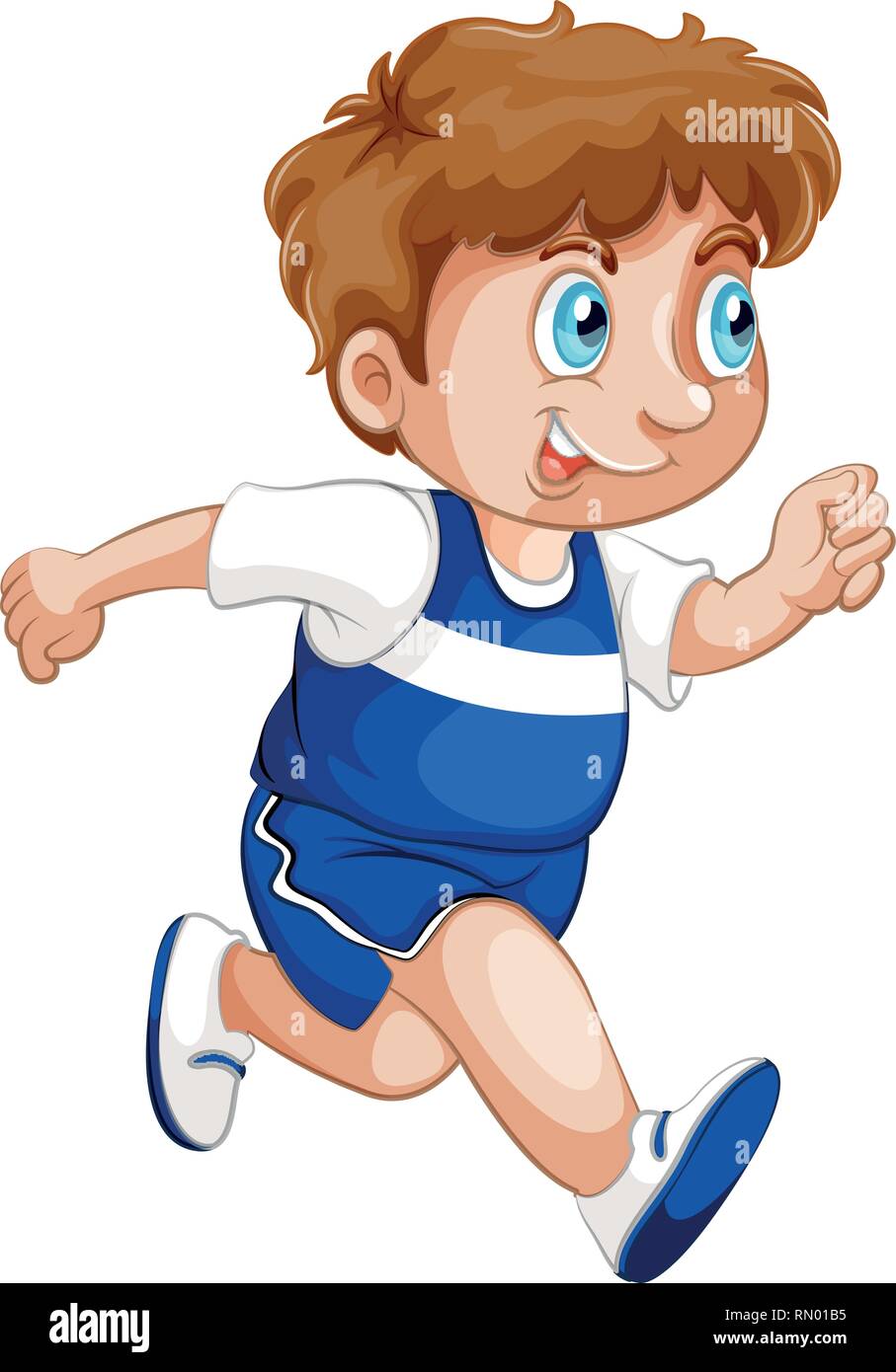 Animated Boy Running