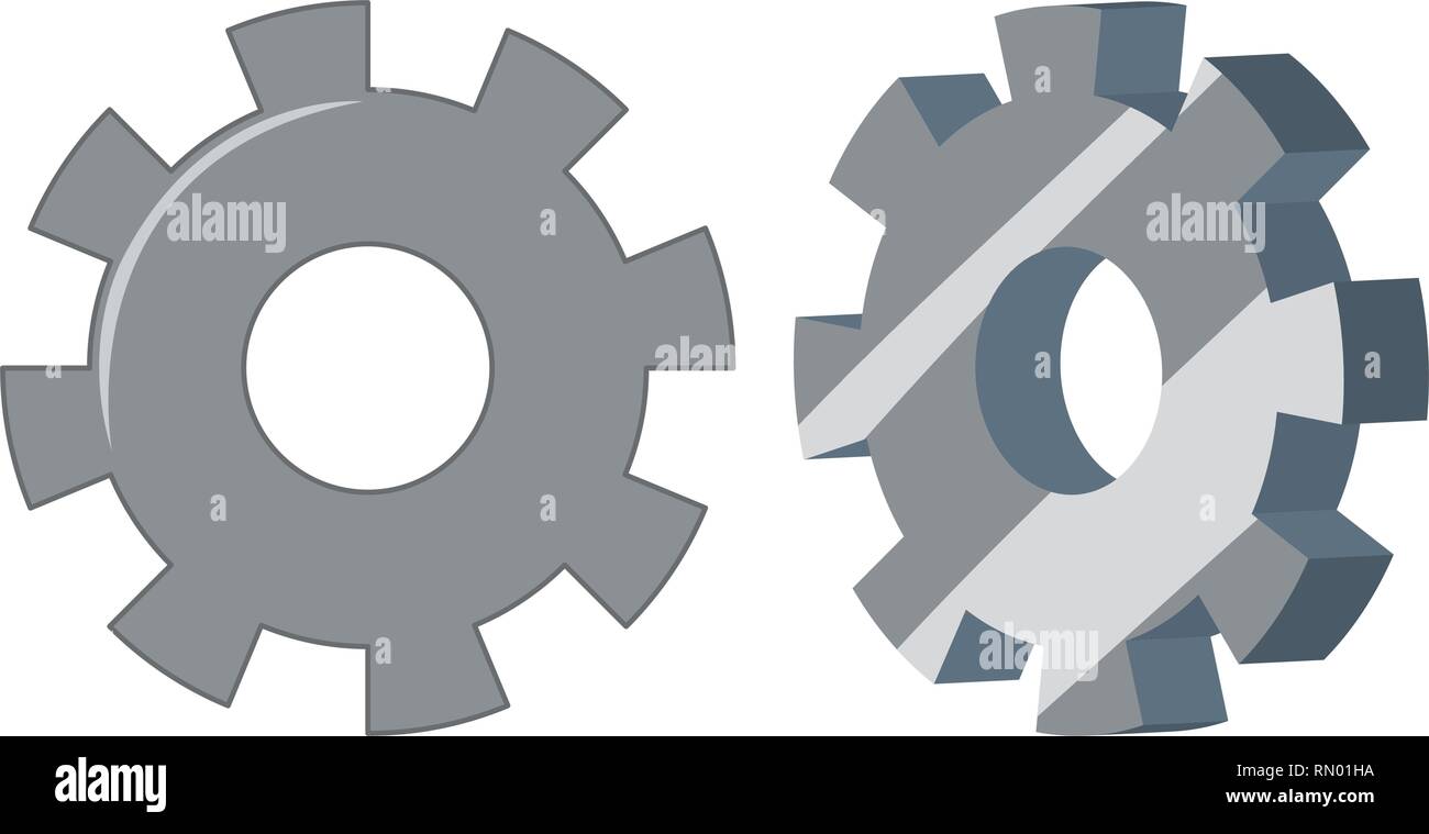 Set of engineering gears illustration Stock Vector Image & Art - Alamy