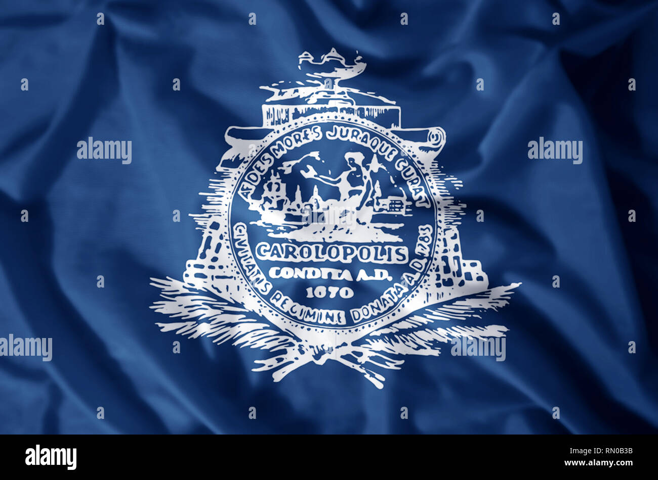 Charleston stylish waving and closeup flag illustration. Perfect for ...