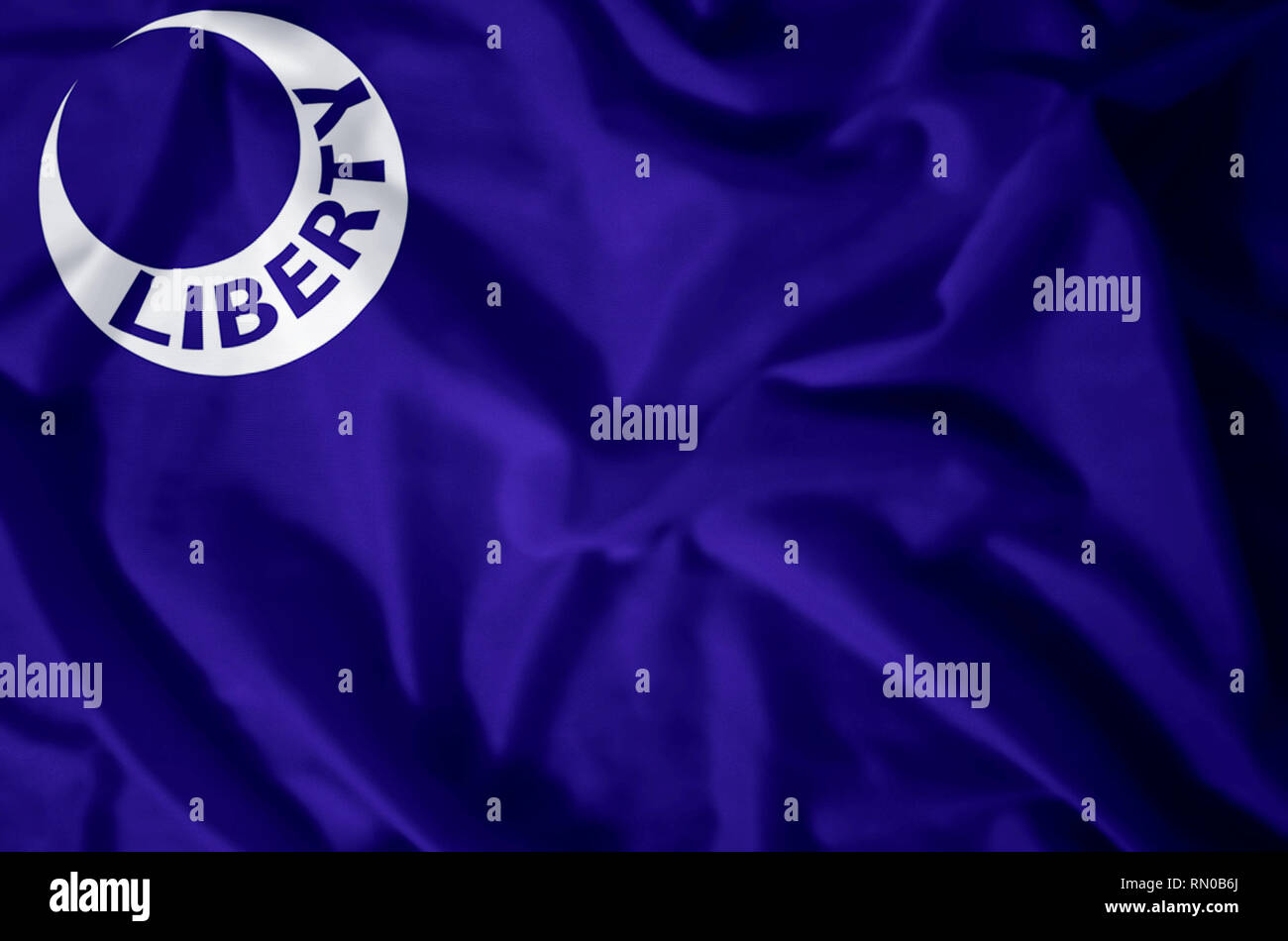 Fort Moultrie stylish waving and closeup flag illustration. Perfect for ...