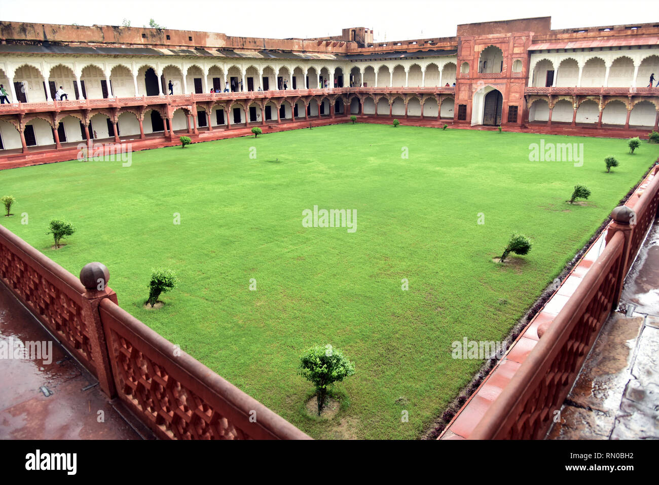 The taj mahal the fort can be more accurately hi-res stock photography ...
