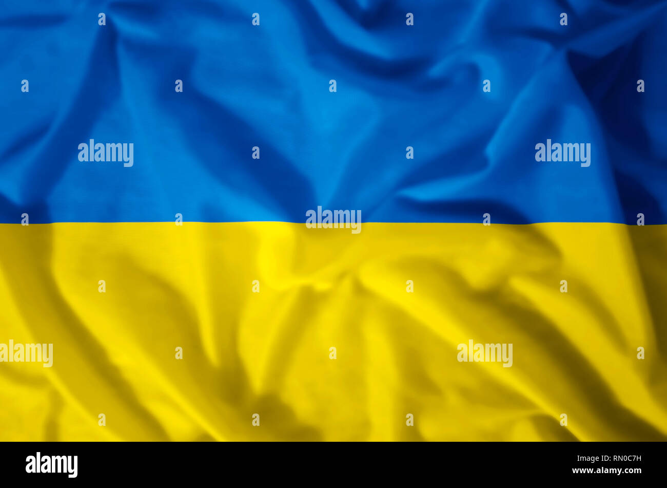 Ukraine stylish waving and closeup flag illustration. Perfect for ...