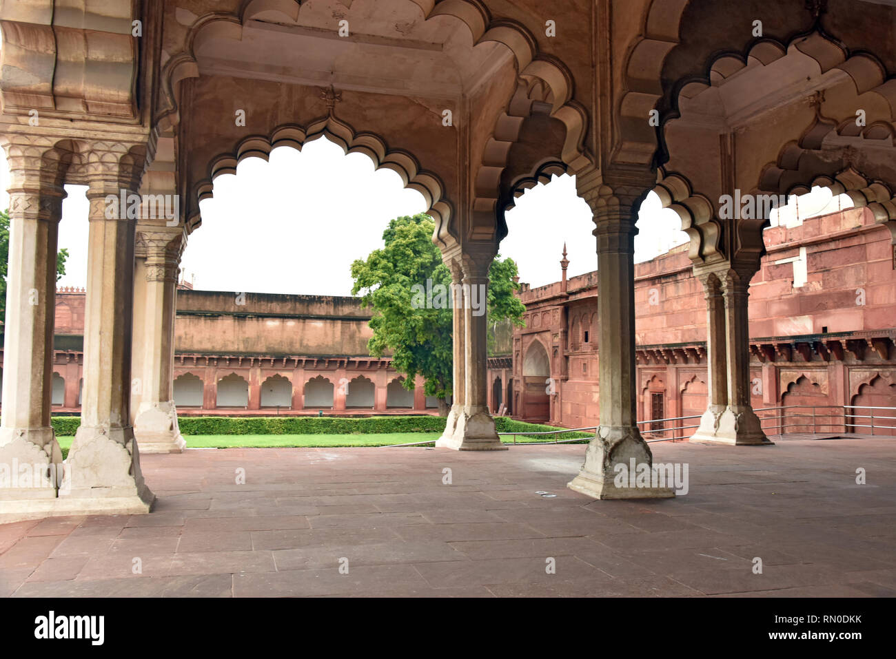 Agra fort is a historical fort in the city of hi-res stock photography ...
