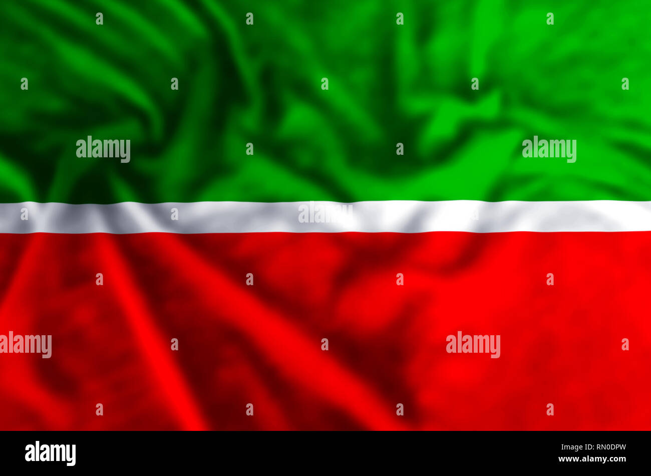 Tatarstan stylish waving and closeup flag illustration. Perfect for ...