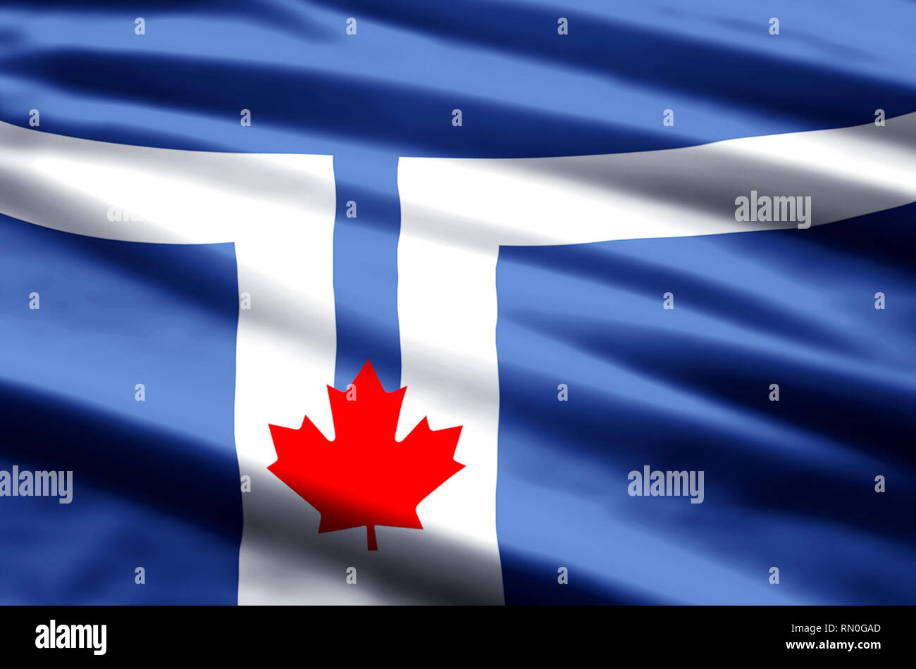 Toronto Flag stylish waving and closeup flag illustration. Perfect for ...