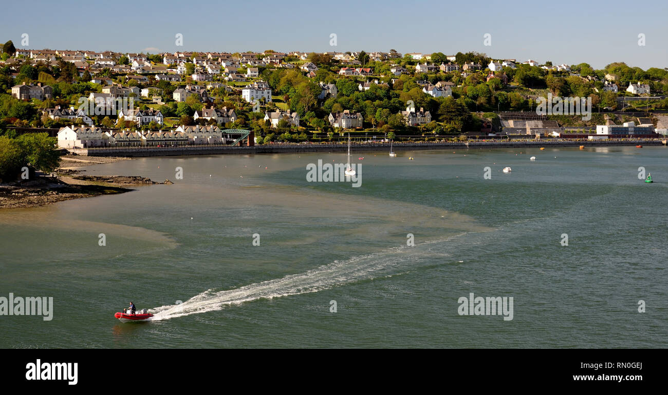 Cobh waterfront, Cork harbour Stock Photo - Alamy