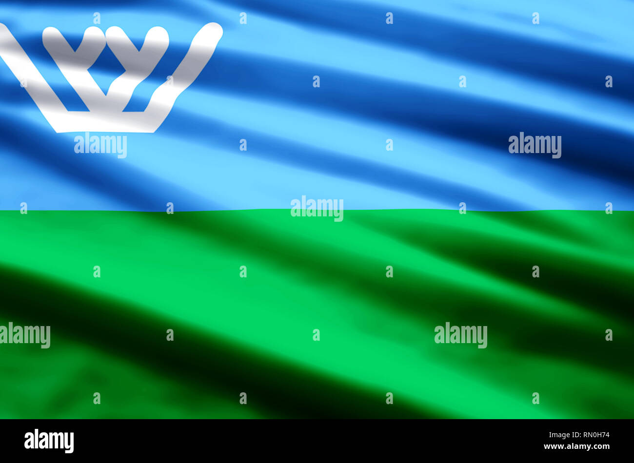 Yugra flag hi-res stock photography and images - Alamy